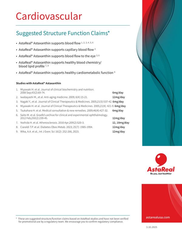 Cardiovascular Structure Function Claims – AstaReal USA